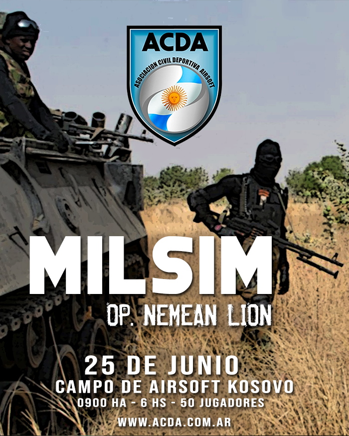 MILSIM OP. NEMEAN LION – ACDA – KOSOVO – ACDA