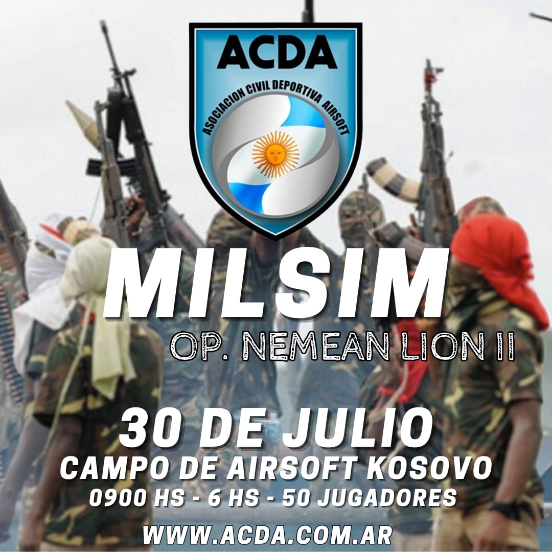 OP. NEMEAN LION II – ACDA MILSIM – ACDA